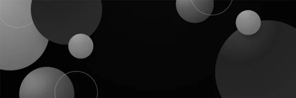 Black Abstract Banner Background Dark Deep Black Dynamic Vector ...