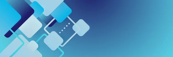 Banner Biru Abstrak Dirancang Untuk Latar Belakang Kertas Dinding ...