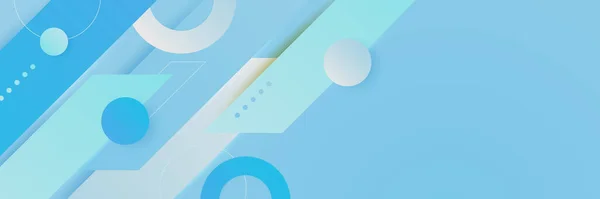 Latar Belakang Banner Abstrak Biru Muda Vektor Stok oleh ©salmanalfa ...