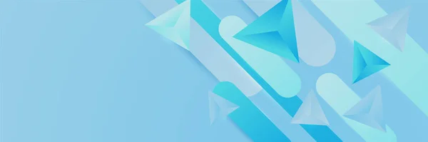 Light Blue Abstract Banner Background Stock Vector by ©salmanalfa 613811504