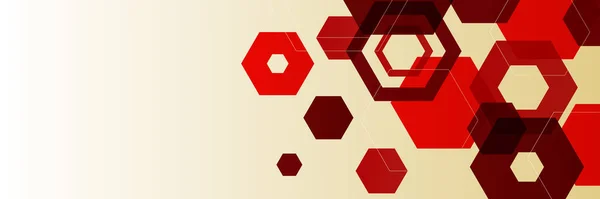 Abstract Red Futuristic Technology Network Science Tech Banner ...