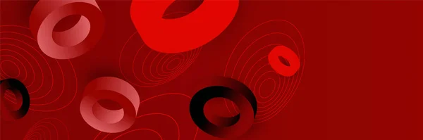 Red Abstract Banner Background Stock Vector by ©salmanalfa 613816832