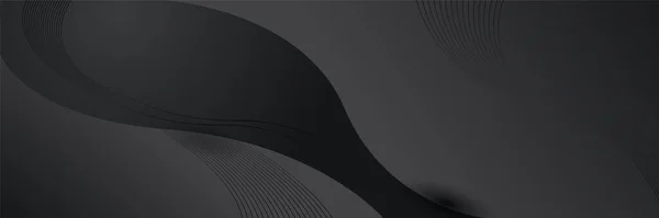Abstract Black Banner Designed Background Wallpaper Poster Brochure ...