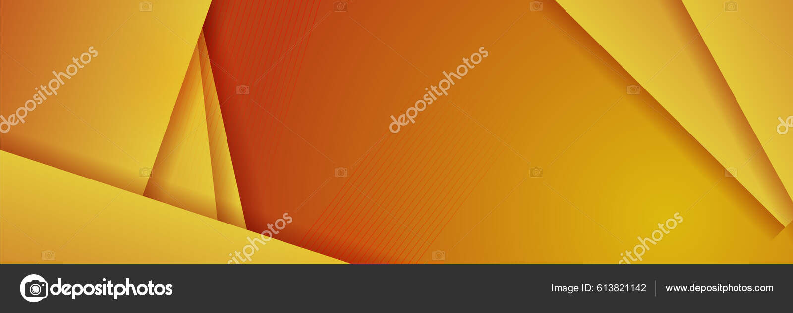 Orange Abstract Banner Background Stock Vector By ©salmanalfa 613821142