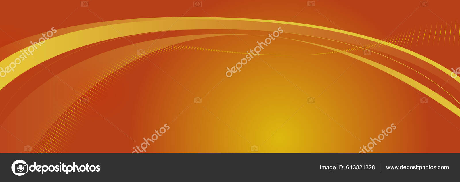 Orange Abstract Banner Background Stock Vector By ©salmanalfa 613821328