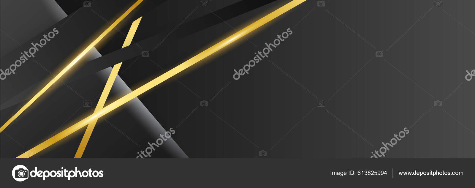 Black Gold Abstract Banner Background Stock Vector Image by ©salmanalfa ...
