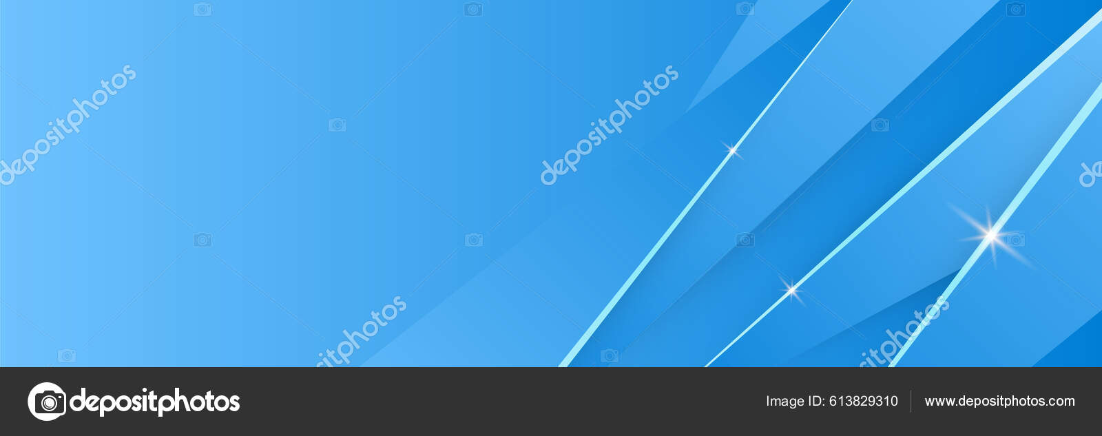 Fondo Banner Abstracto Azul Vector de stock por ©salmanalfa 613829310