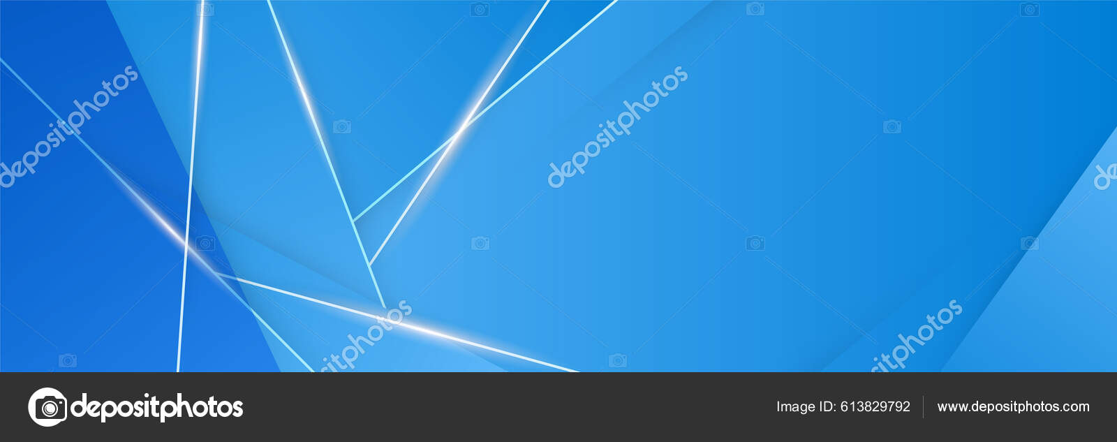 Blue Abstract Banner Background Stock Vector by ©salmanalfa 613829792