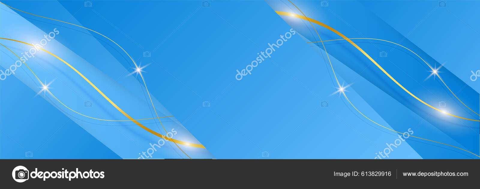 Blue Abstract Banner Background Stock Vector by ©salmanalfa 613829916