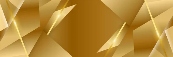 Abstract Gold Banner Background Stock Vector by ©salmanalfa 613826824