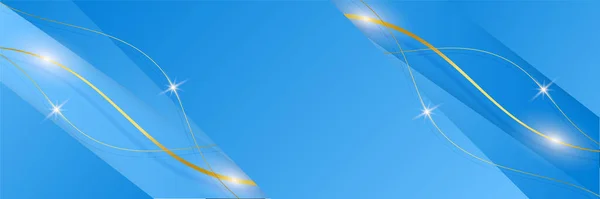 Blue Abstract Banner Background Stock Vector by ©salmanalfa 613830022