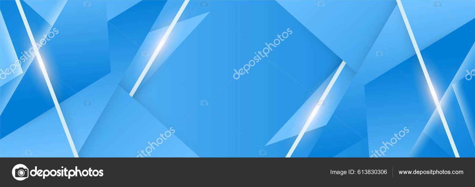 Fondo Banner Abstracto Azul Vector de stock #613830306 de ©salmanalfa
