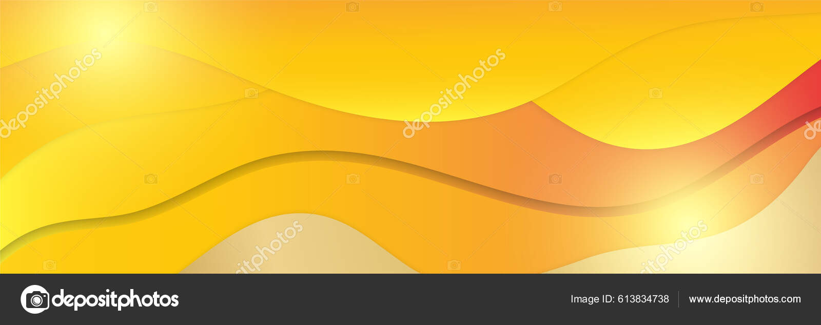 Fondo Banner Abstracto Naranja Vector de stock por ©salmanalfa 613834738