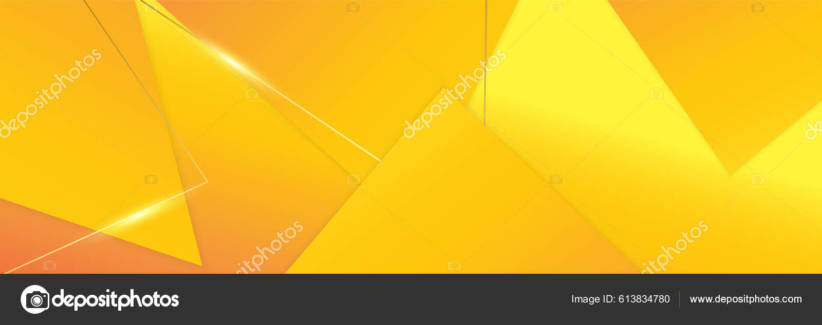 Orange Abstract Banner Background Stock Vector By ©salmanalfa 613834780