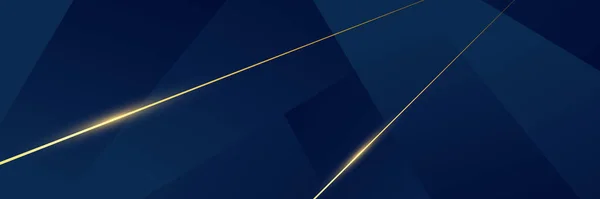 Blue Gold Abstract Banner Background Stock Vector by ©salmanalfa 613835682