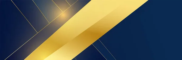 Blue Gold Abstract Banner Background Stock Vector by ©salmanalfa 613836042