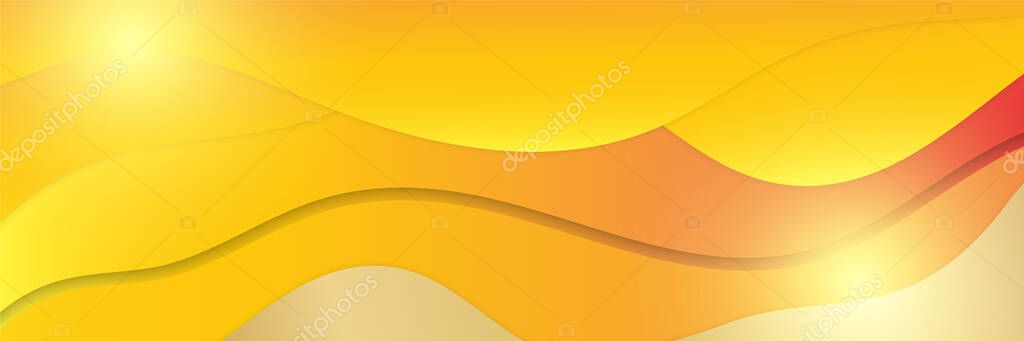 Fondo Banner Abstracto Naranja Vector de stock por ©salmanalfa 613834738