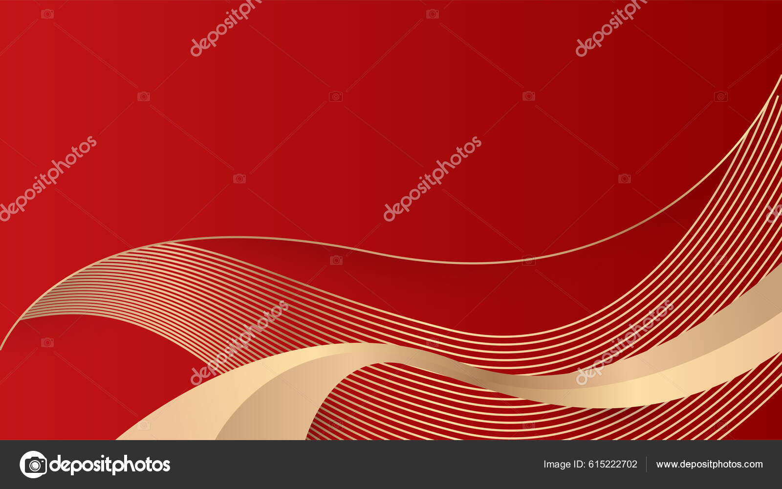 Abstract Red Gold Lines Background Stock Vector by ©salmanalfa 615222702