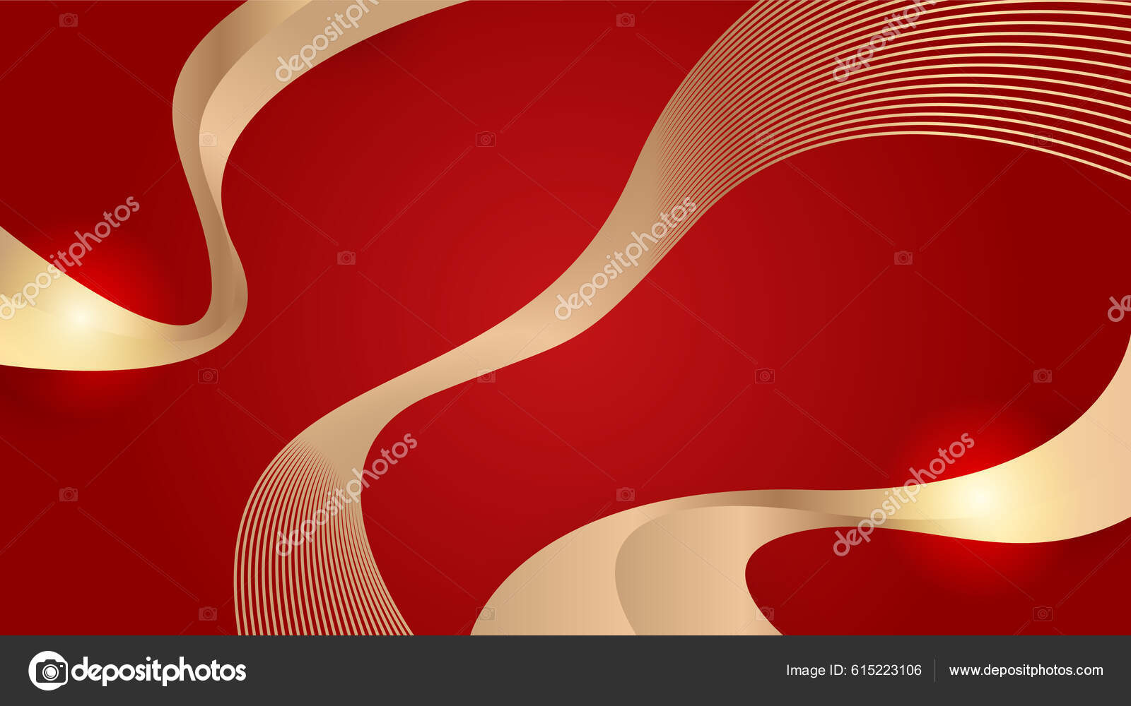 Abstract Red Gold Lines Background Stock Vector by ©salmanalfa 615223106