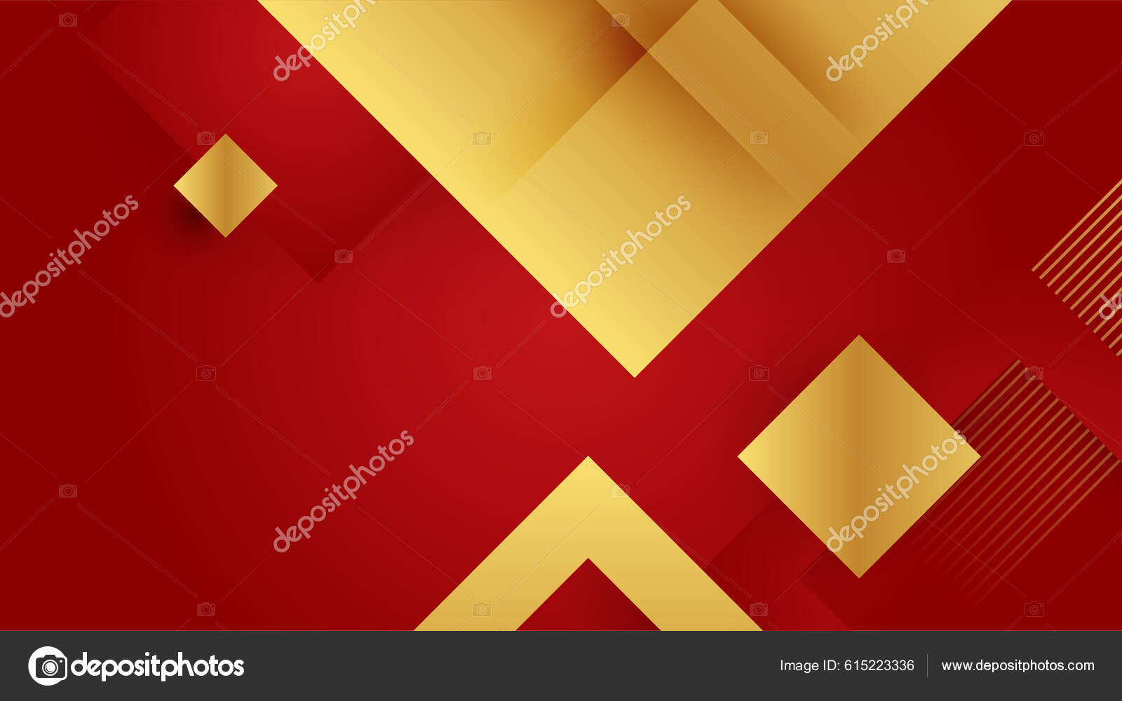 Abstract Red Gold Lines Background Stock Vector by ©salmanalfa 615223336