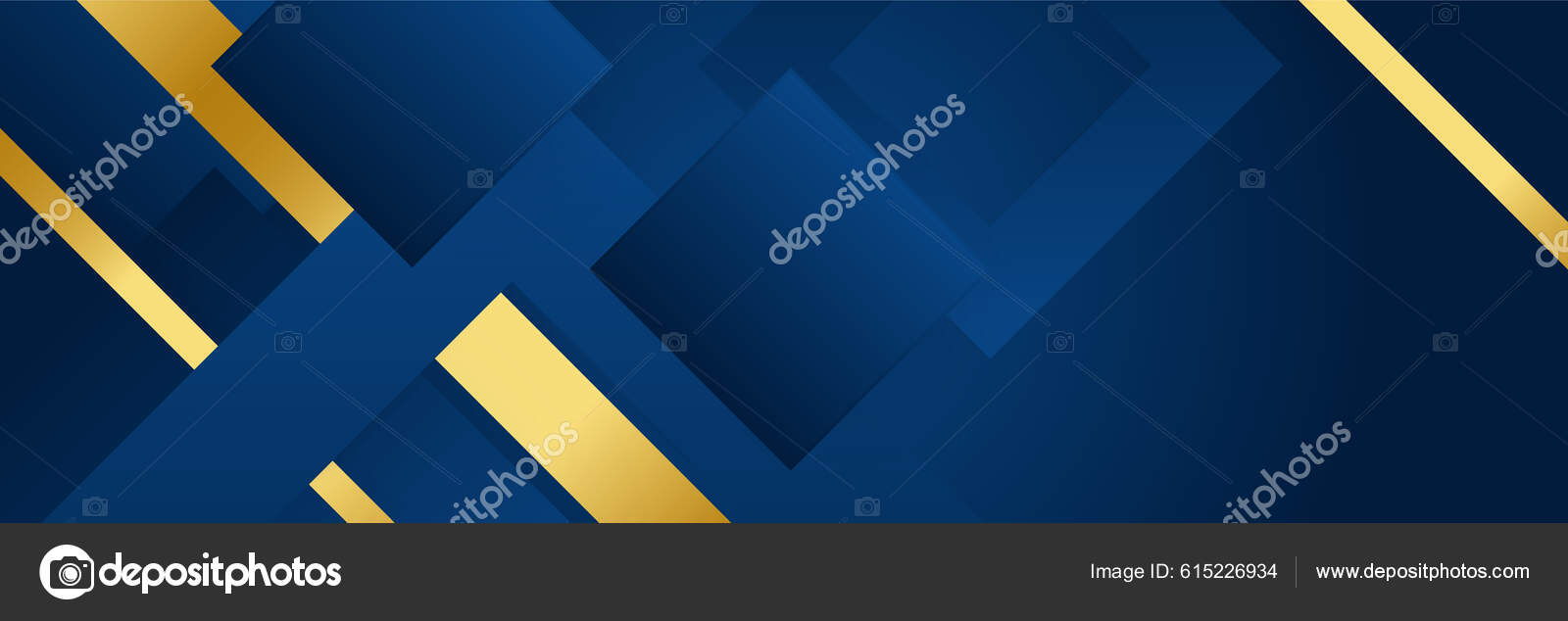 Fondo Azul Abstracto Con Rayas Doradas Vector de stock por ©salmanalfa ...