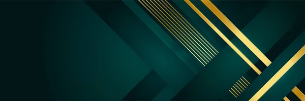 Dark Green Gold Abstract Background Modern Minimalist Presentation ...