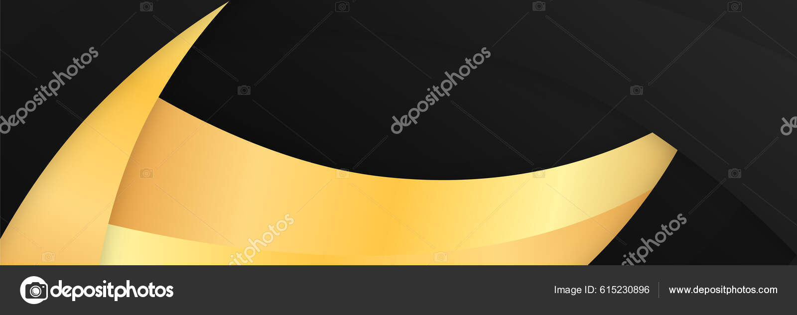 Luxury Black Gold Banner Background Stock Vector by ©salmanalfa 615230896