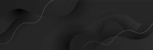 Black Abstract Banner Background Stock Vector by ©salmanalfa 613810722