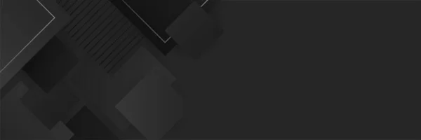 Black Abstract Banner Background Stock Vector by ©salmanalfa 613807206