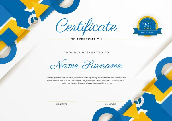 100,000 Blue certificate background Vector Images | Depositphotos