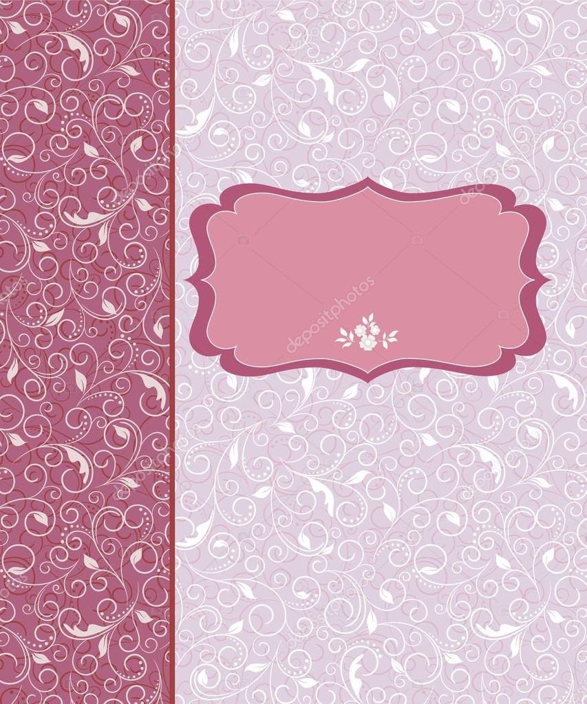 Template frame design for card Stock Vector Image by ©tatashat #17465857