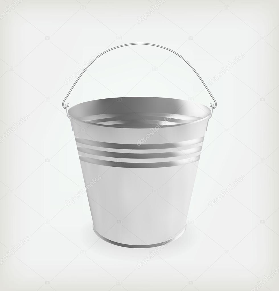 Metallic bucket Stock Vector Image by ©Ruliz #14509373