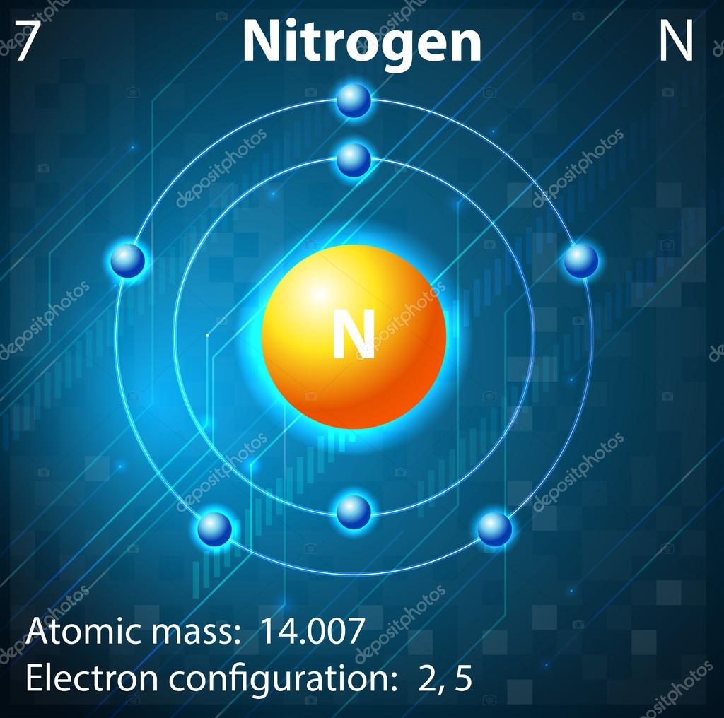Nitrogen Atom Structure