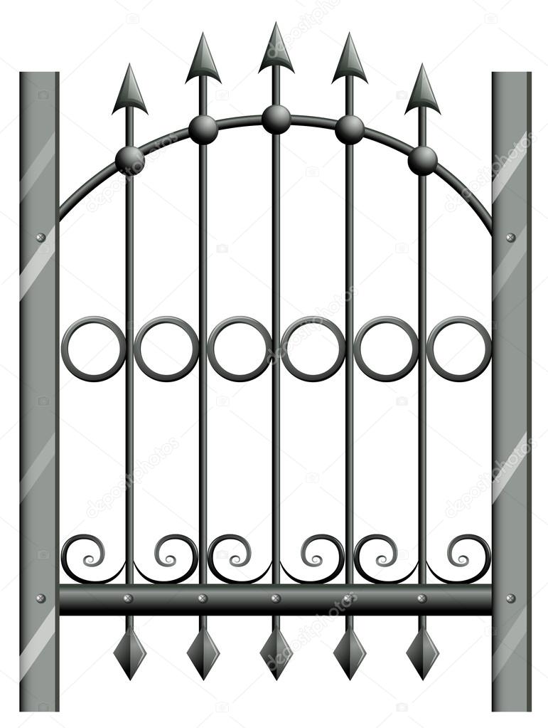 A steel gate Stock Vector Image by ©blueringmedia #36147341
