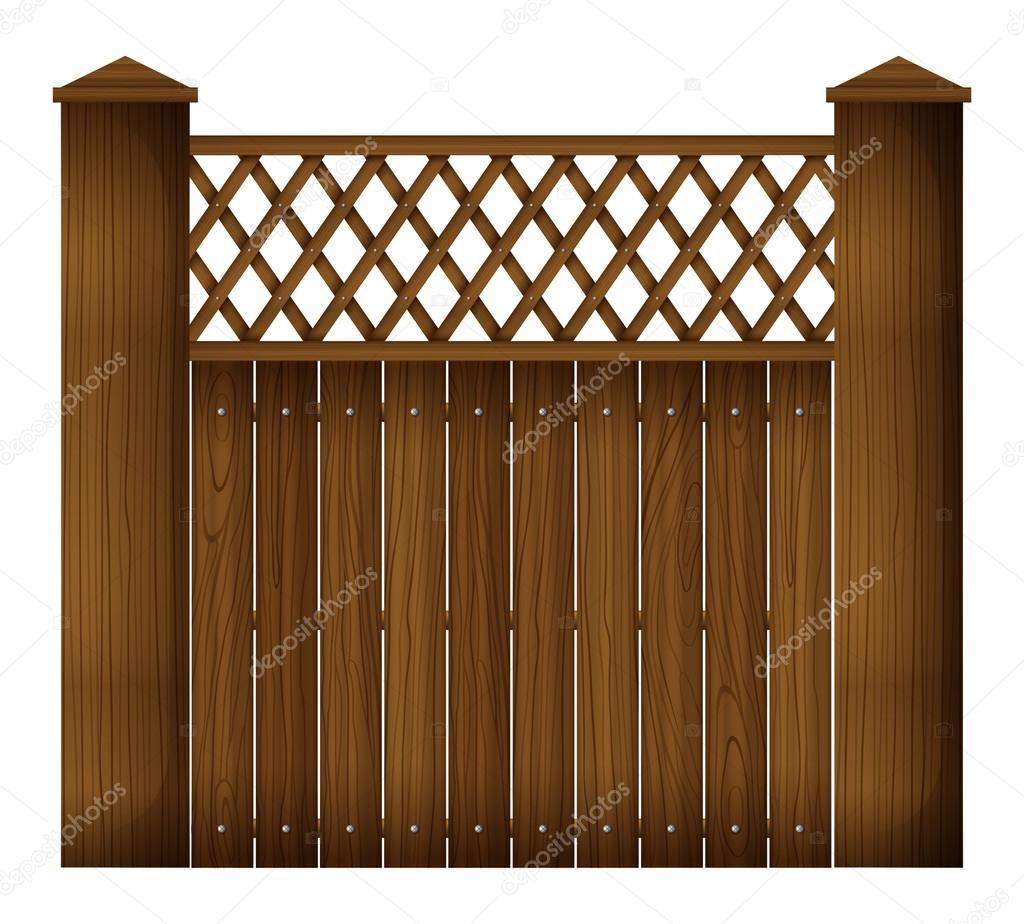 A wooden gate Stock Vector Image by ©blueringmedia #39031815