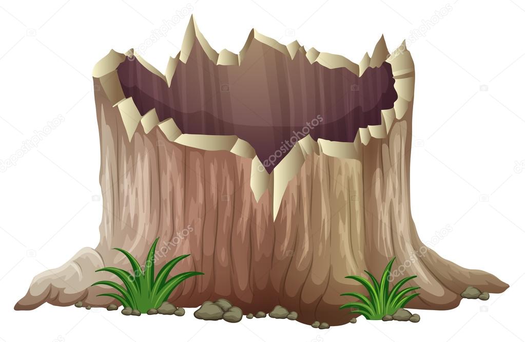 A tree stump Stock Illustration by ©blueringmedia #39486595