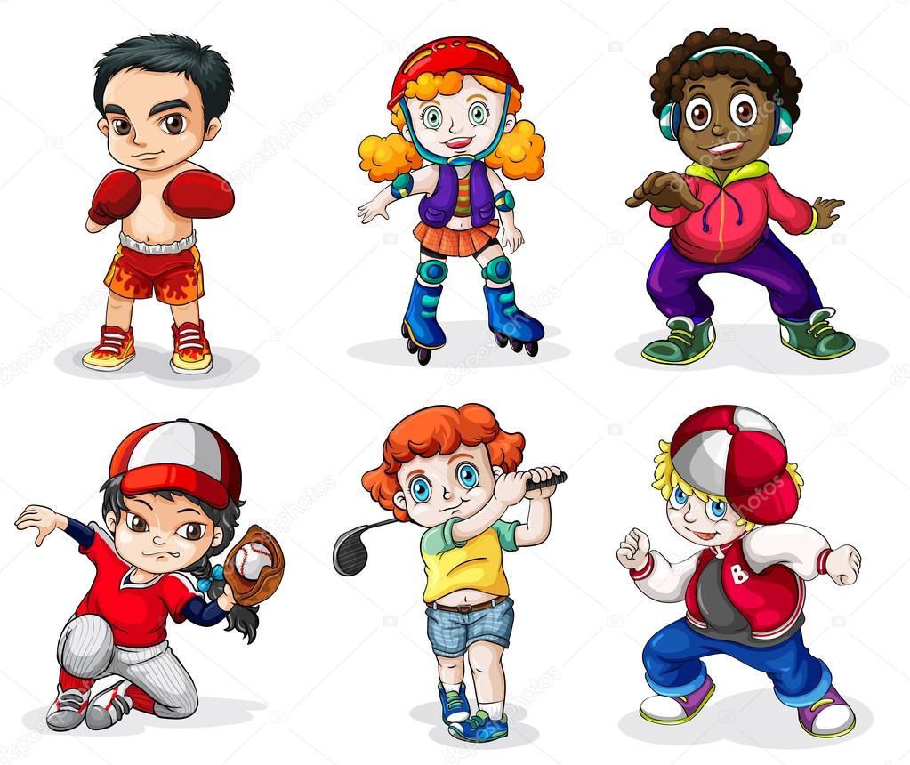 People engaging in different activities Stock Vector Image by ...