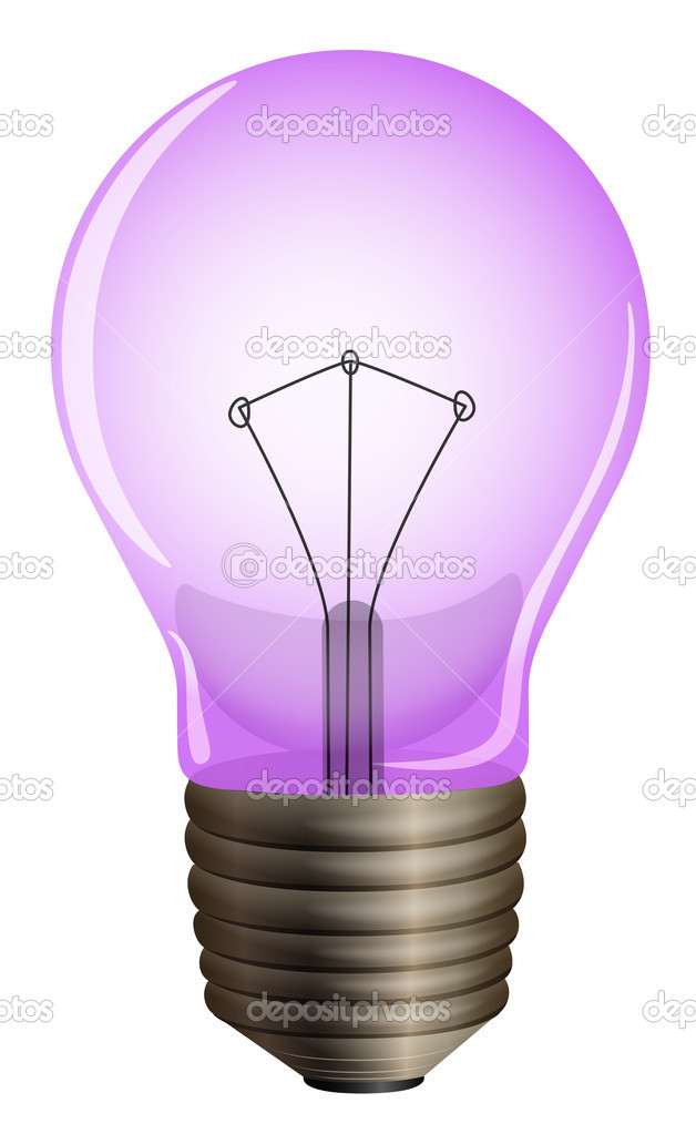 A purple light bulb Stock Vector Image by ©blueringmedia #42372755