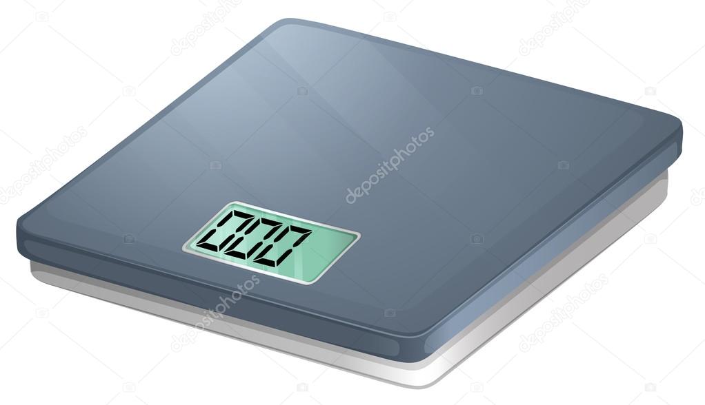 A bathroom electronic scale Stock Vector Image by ©blueringmedia #42372791