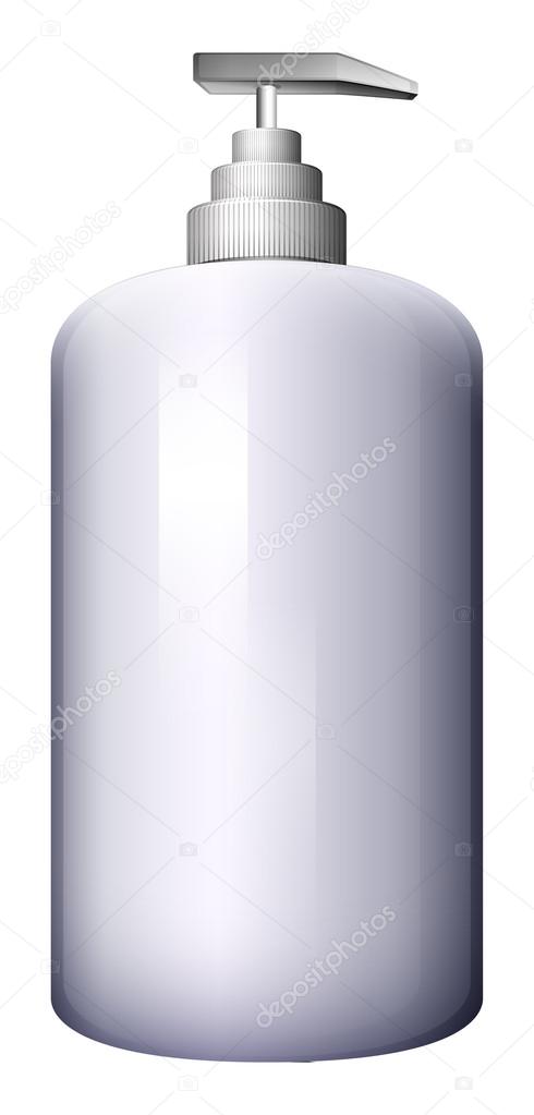 A pump-style lotion bottle Stock Vector by ©blueringmedia 43401769