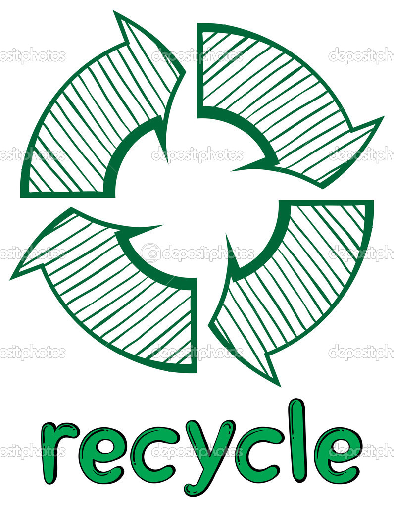 Un símbolo de reciclaje Vector de stock por ©blueringmedia 50967663