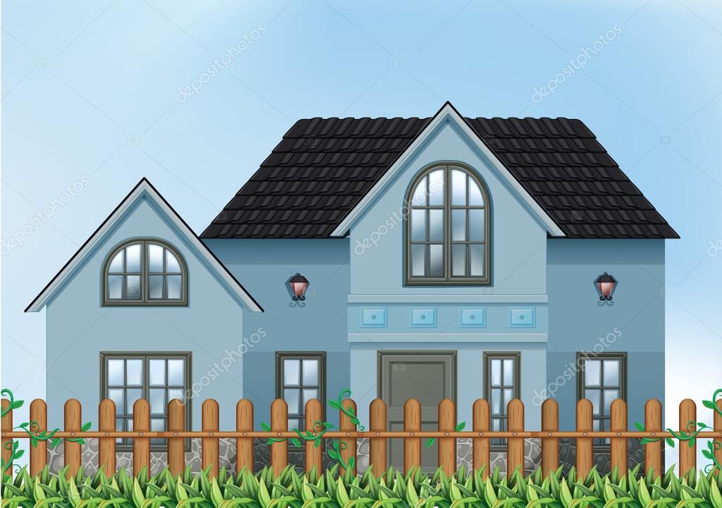 A single detached house Stock Vector by ©blueringmedia 50968393