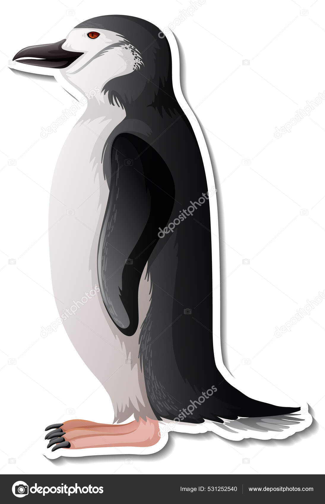 Chinstrap Penguin Clip Art