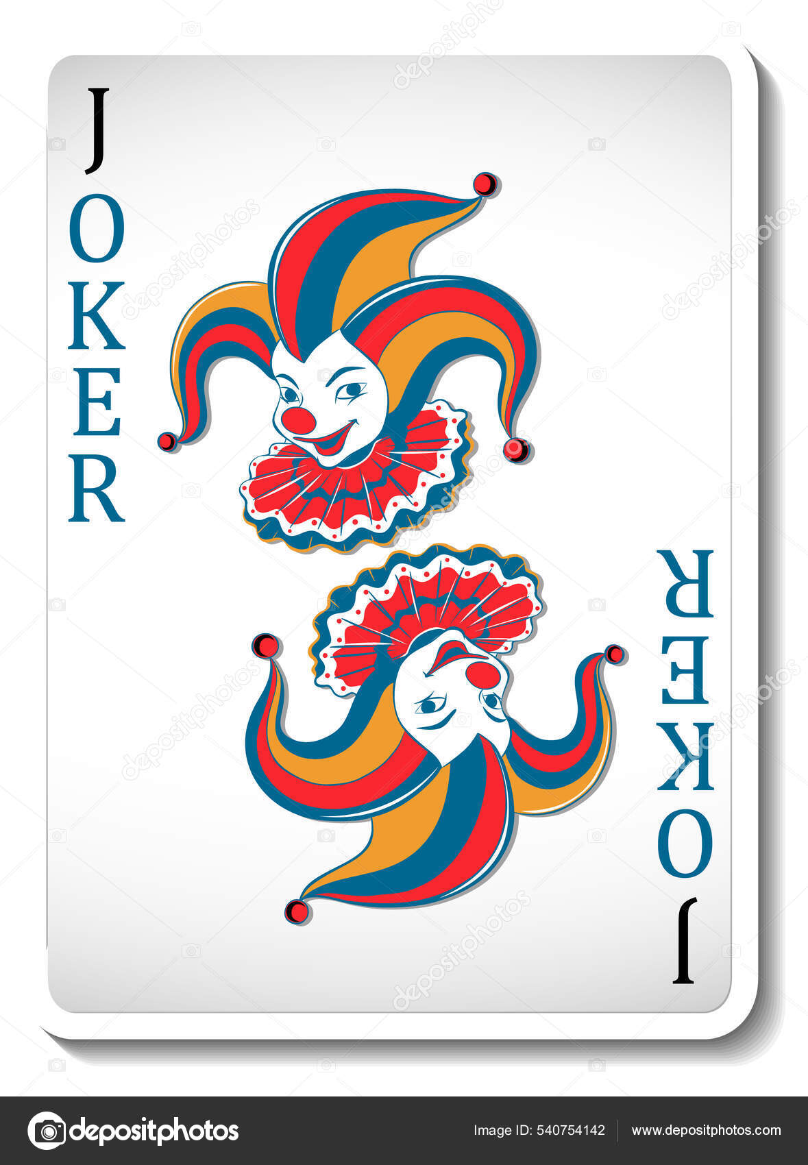 Søte Joker Tegneserietegninger