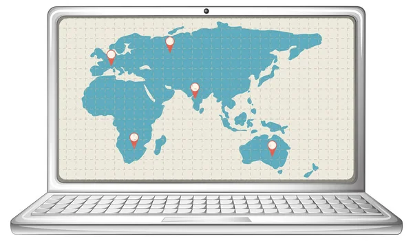 100,000 World map laptop Vector Images | Depositphotos