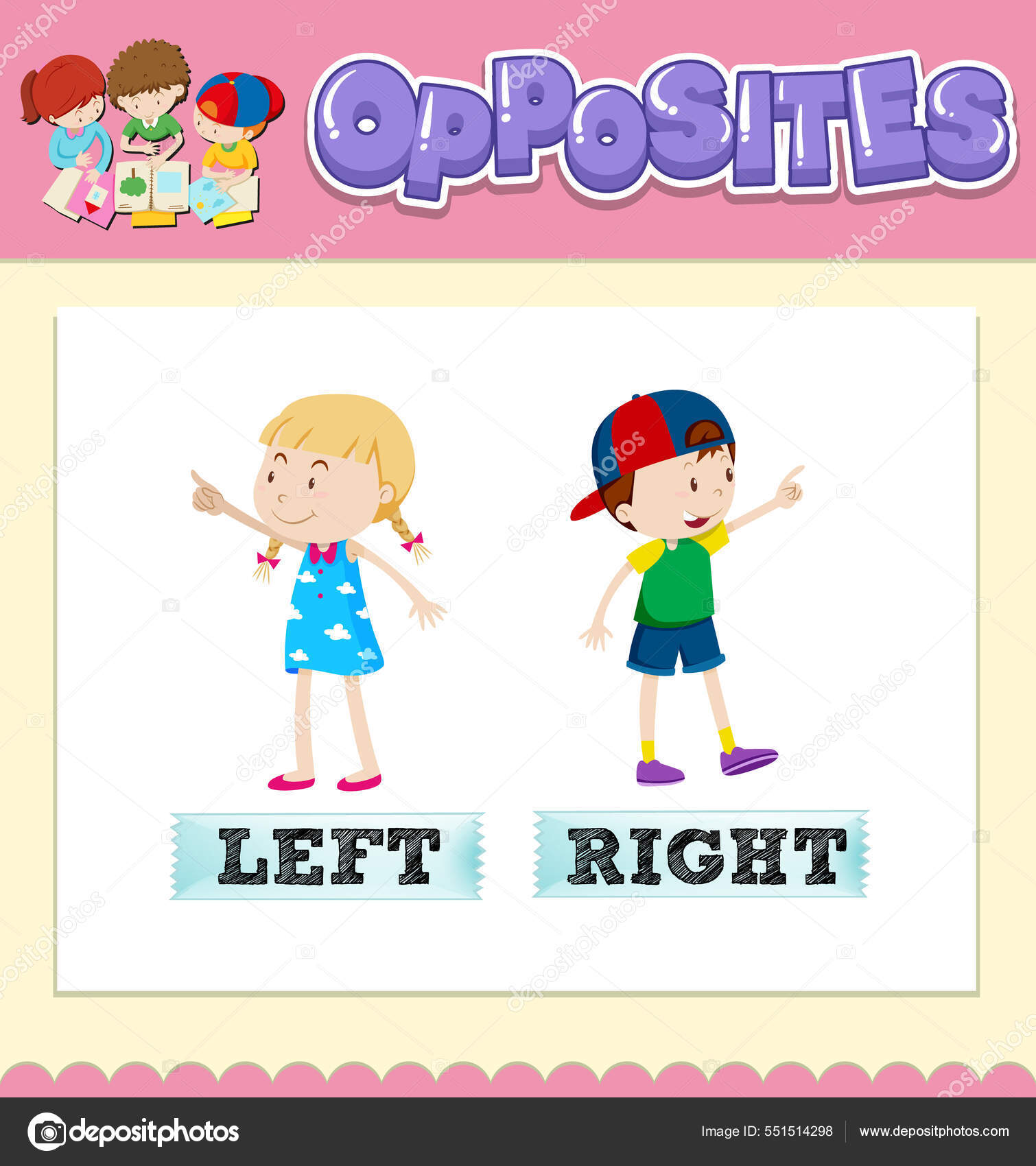 Words Left Right Illustration Stock Vector Image by ©blueringmedia ...