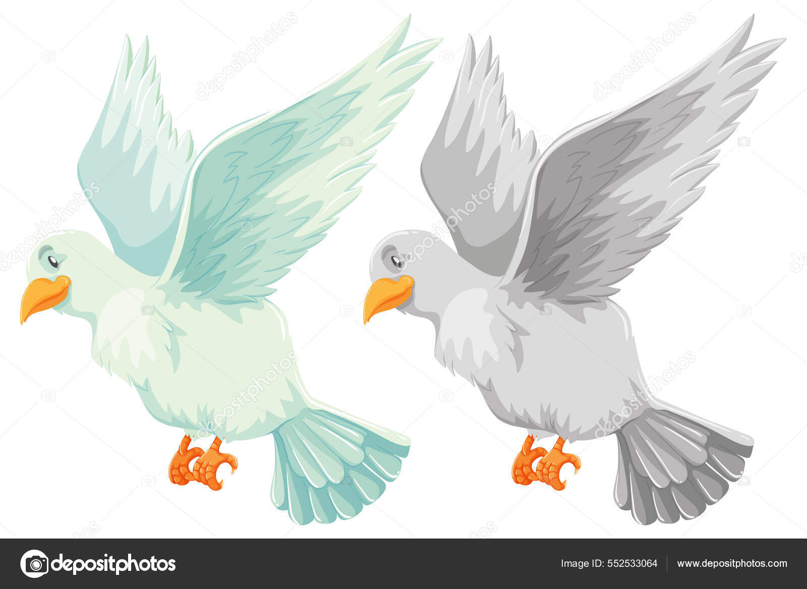 Bílá Holubice Bílém Pozadí Ilustrace Stock Vektor od ©blueringmedia ...