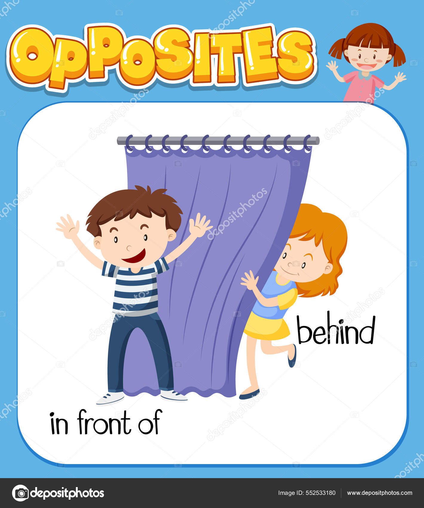 Words Front Illustration Stock Vector Image by ©blueringmedia #552533180