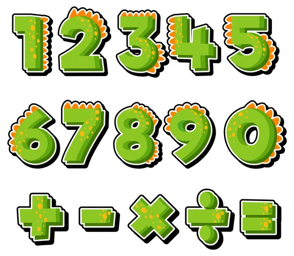 Counting Number Math Symbols Illustration Stock Vector By ©blueringmedia 558108438