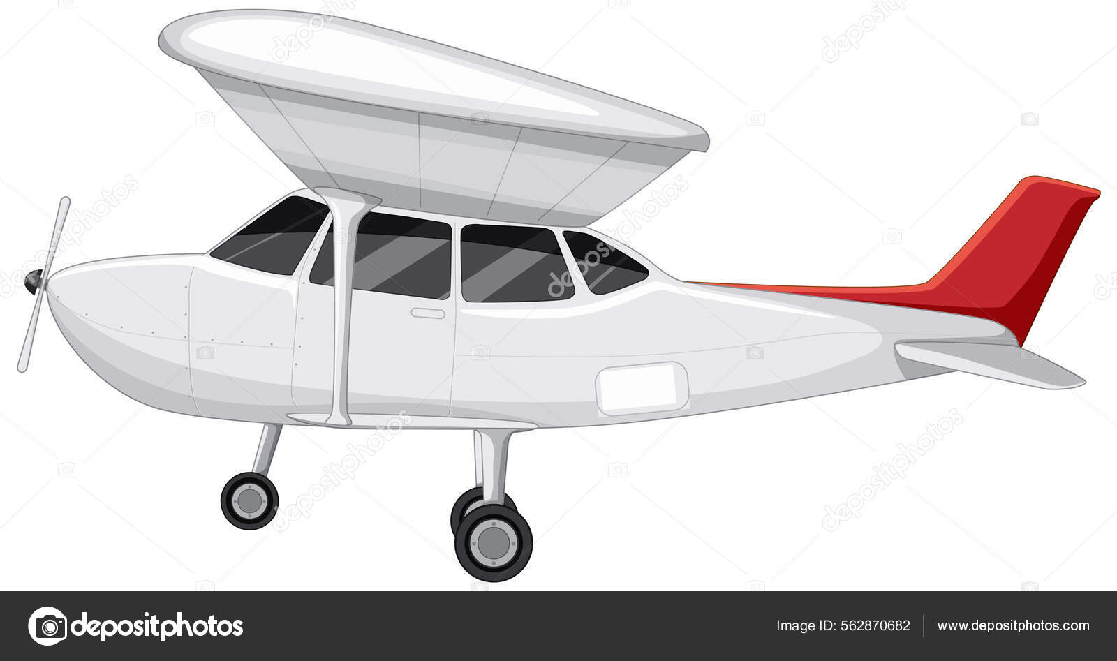 Lift Aircraft Illustration Stock Vector Image by ©blueringmedia #562870682